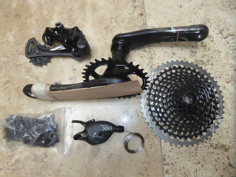 2019 Complete XX1 Eagle drivetrain w/ 175mm dub cranks For Sale