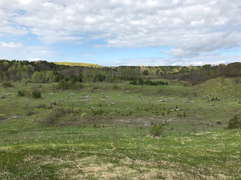 Aggregate Pit High Line Mountain Biking Trail - Uxbridge