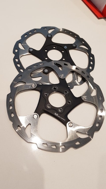 2017 Shimano Ice-Tech Disk brake rotors SM-RT 86, 180 mm x2 For Sale