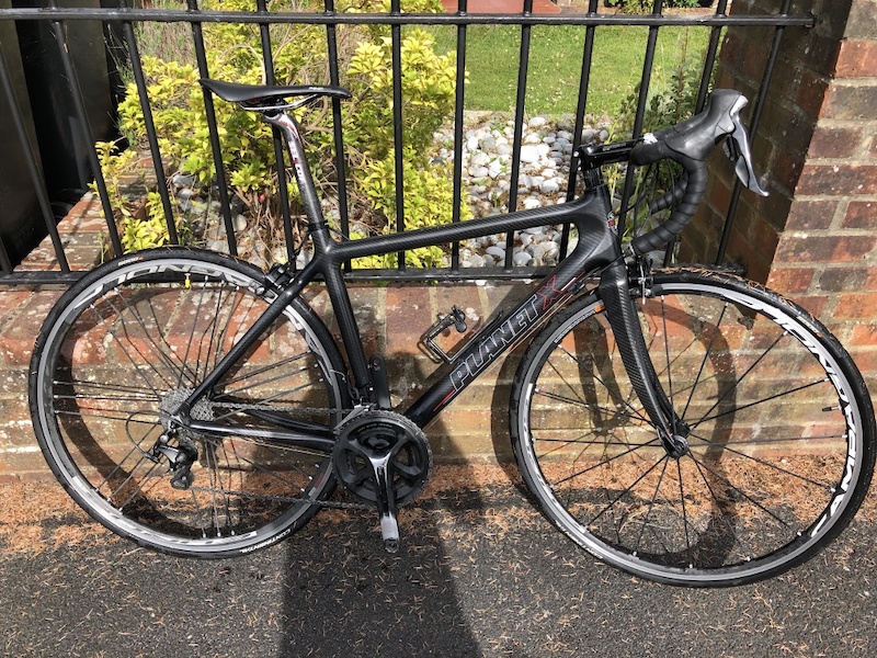 2015 Planet X Pro Carbon Shimano 105 5800 Medium Matt Black For Sale