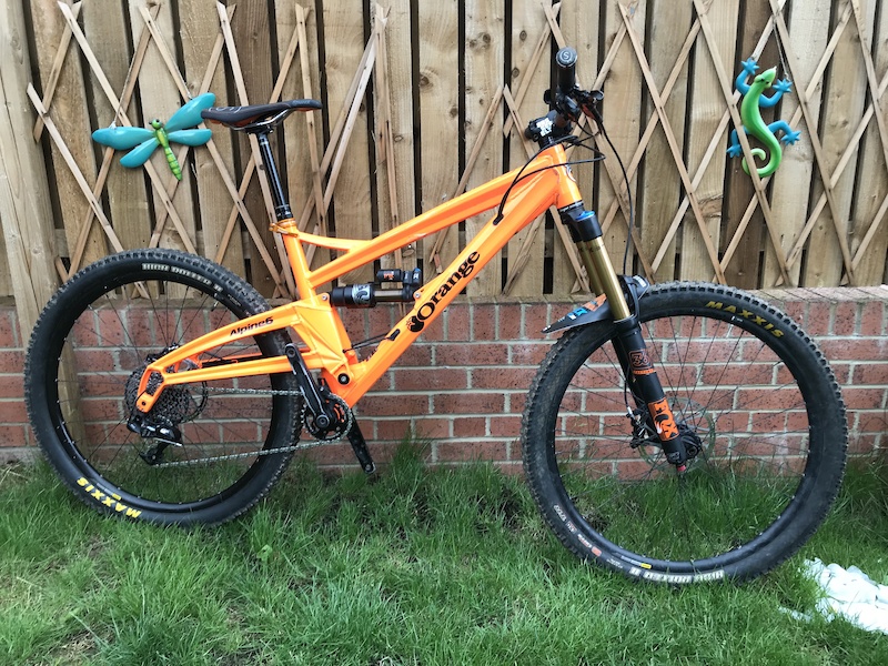2017 Orange Alpine with Factory upgrades - Price Drop. For Sale