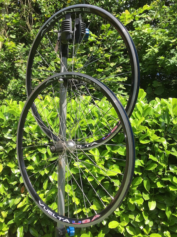 2013 Vuelta - Airline Wheelset - QR - Shimano/ Quando Hub For Sale