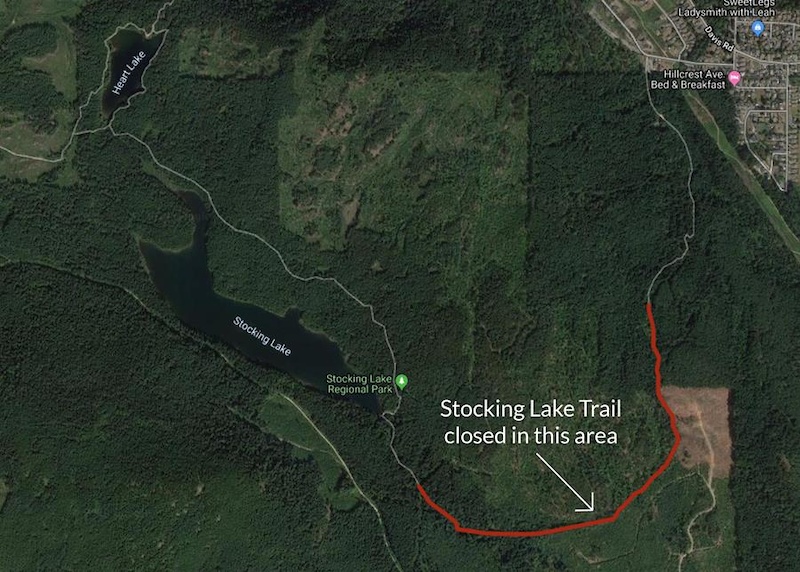 Stocking Lake Trail Climb Multi Trail - Ladysmith, BC