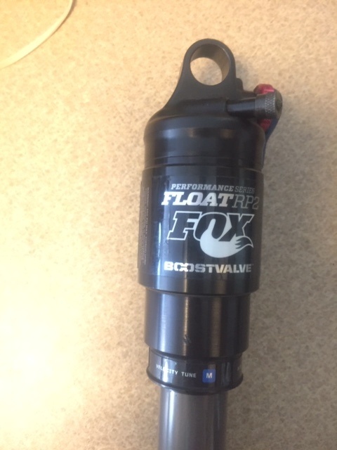 2014 Fox Float RP2 Boost Valve 7.5"x2" Rear Shock For Sale