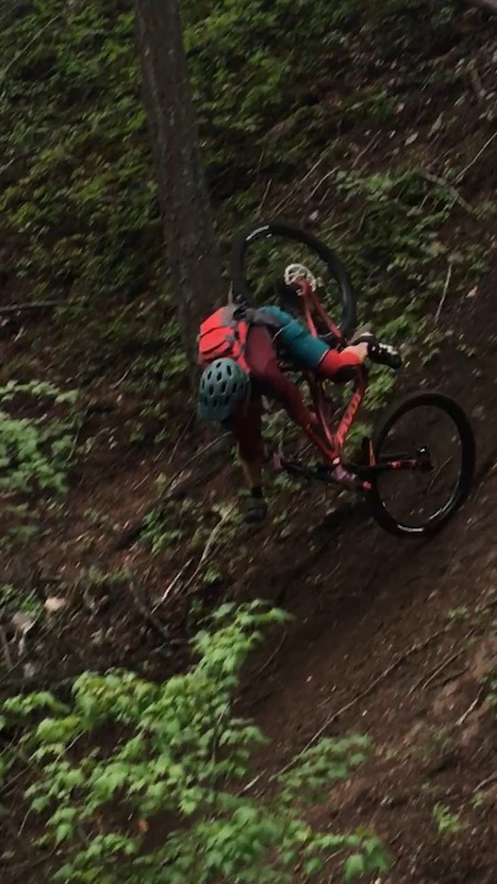 Cliff Side Mountain Biking Trail - Golden, BC