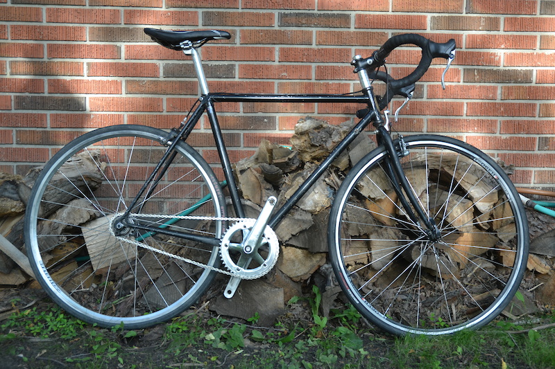 Single Speed/Fixed commuter (Vintage Trek frame, 54cm) For Sale