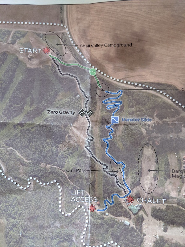 Monster Slide Mountain Biking Trail - Dropmore, Manitoba