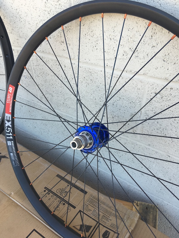 2019 12x142 Chris King BLUE- DT EX511 rear wheel For Sale