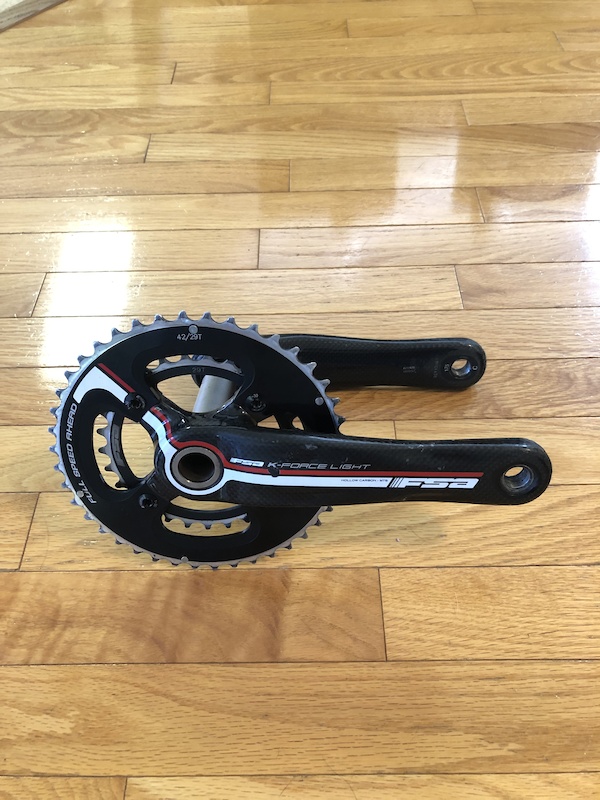 2009 FSA K Force Light crankset For Sale