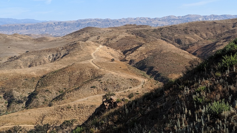 Lang Ranch Ridge Mountain Biking Trail - Simi Valley