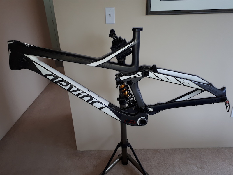 2016 Devinci Troy Carbon frameset with CC inline coil shock For Sale