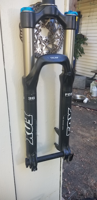 Fox 36 Talas 120-160 adj. travel. 26" qr20 tapered For Sale