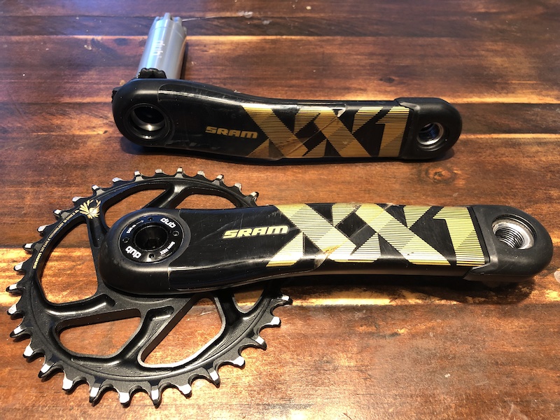 2019 SRAM XX1 Eagle DUB SL Crankset 170mm & 34T Chain Ring For Sale