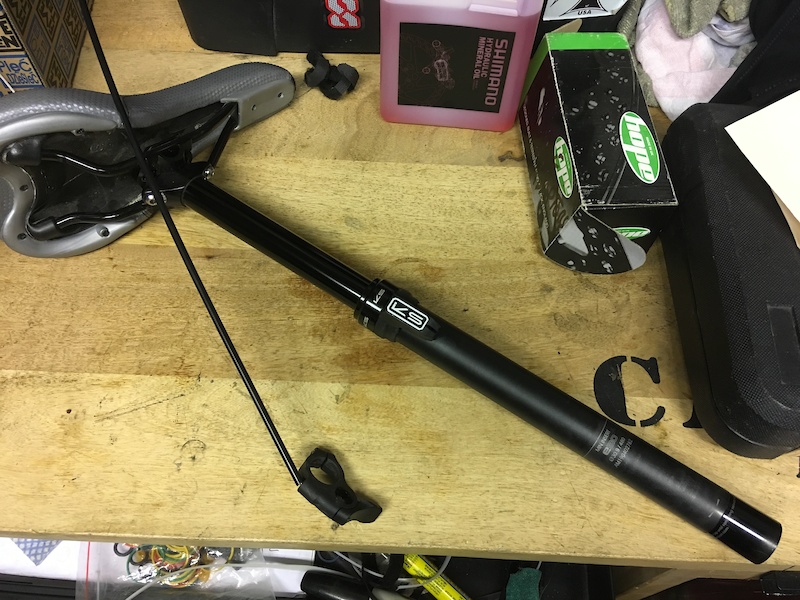 2017 KS e20 external 150mm dropper post 30.9 or 31.6 shim For Sale
