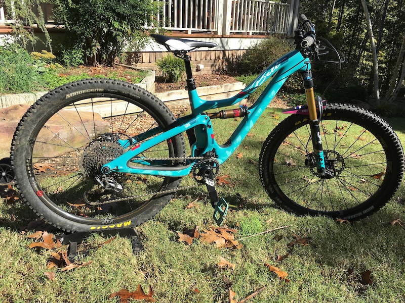 2018 Yeti Beti SB5 Turq X01 Eagle, XTR, Carbon Wheels For Sale