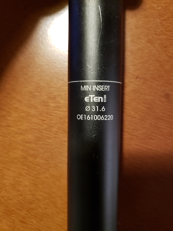 KS eTen Integra Dropper Seatpost (100mm) For Sale