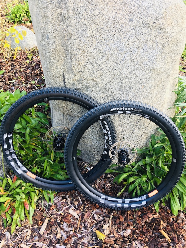 2019 E Thirteen TRS Race CARBON 29” Wheelset and Tires For Sale