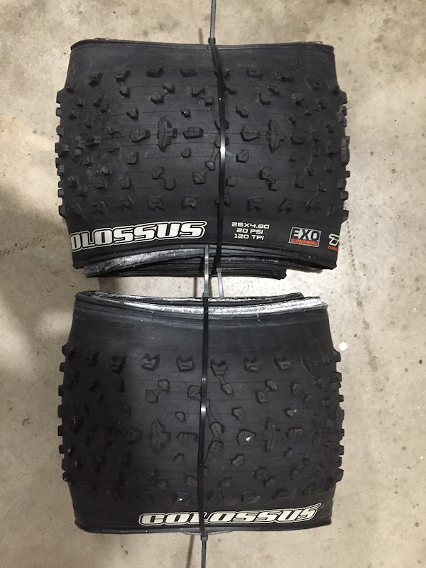 Maxxis Colossus 26x4.8 (120tpi) tires For Sale