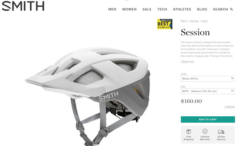 2019 new medium Smith Session MIPS For Sale