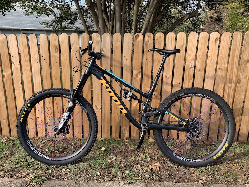 2017 Kona Process 153 DL Med X01 w/ custom i9 wheels/hubs For Sale