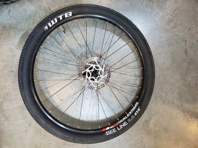 2016 Alexrims TD26 650B front, standard hub, tire incl. For Sale