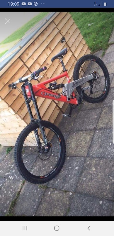 Orange 223 downhill bike for swap For Sale
