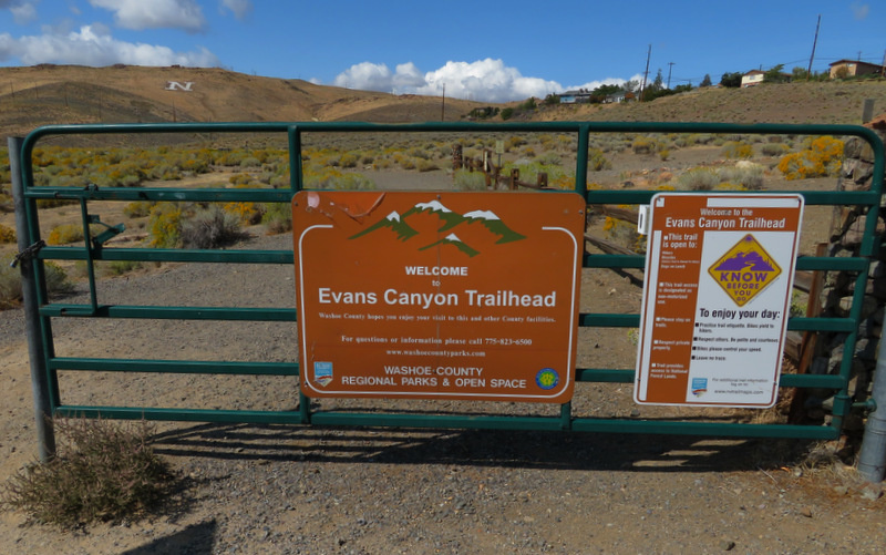 Basque Monument Mountain Biking Trail - Reno, Nevada