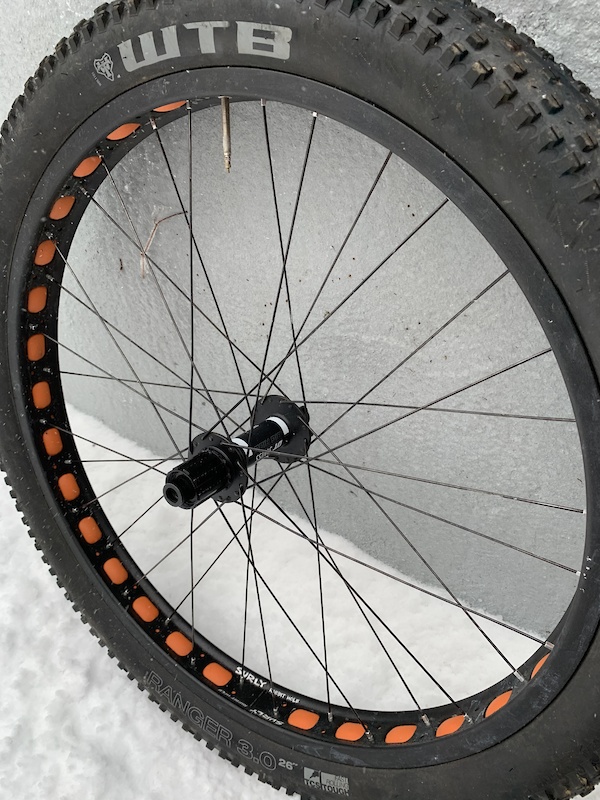 2018 Surly Rabbit Hole wheelset with WTB Ranger tires For Sale