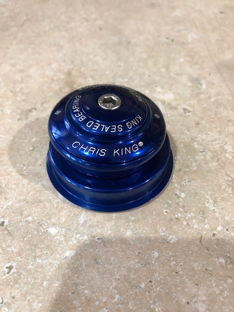2016 Chris King Inset 2 Complete Headset (44/56) - Blue For Sale