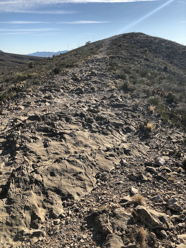 Upper Sunset Trail Hiking Trail - El Paso, Texas