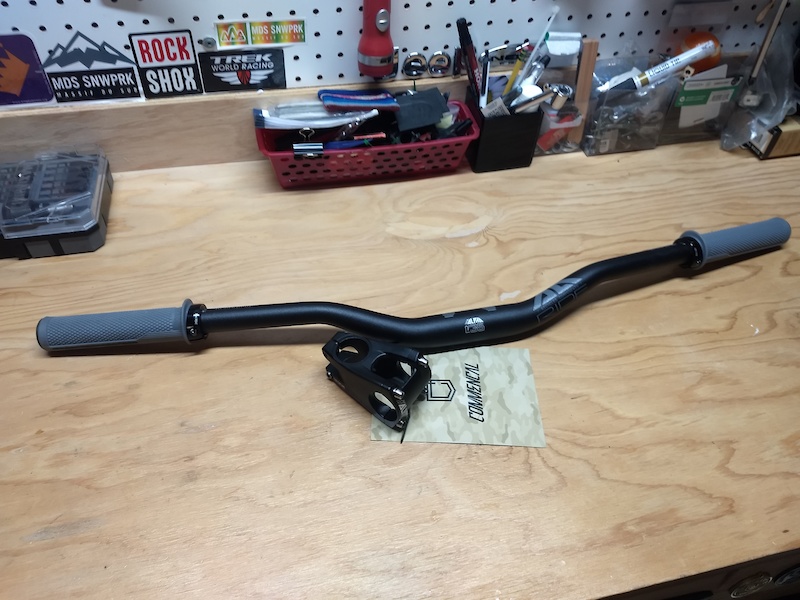 2020 Ride Alpha by Commencal bar and stem + Grips For Sale