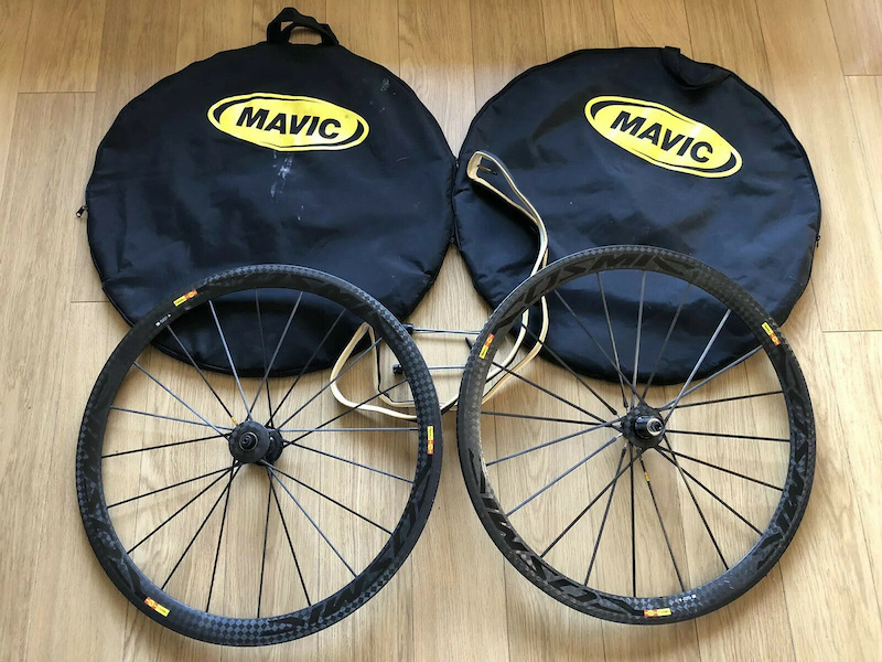 Mavic Cosmic Ultimate Wheelset 11speed Carbon Tubular For Sale