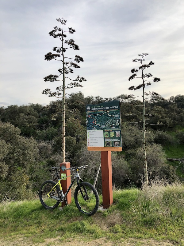 Clamshell fire road connector Mountain Biking Trail - CA