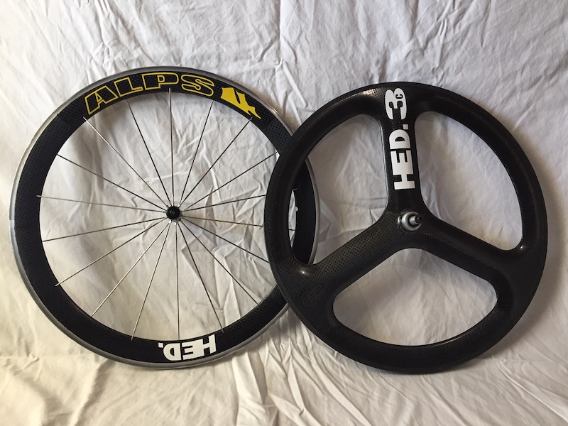 2005 Hed carbon fibre race wheels For Sale