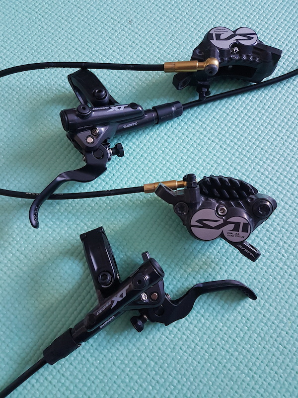 2019 Shimano saint with new XTs levers For Sale