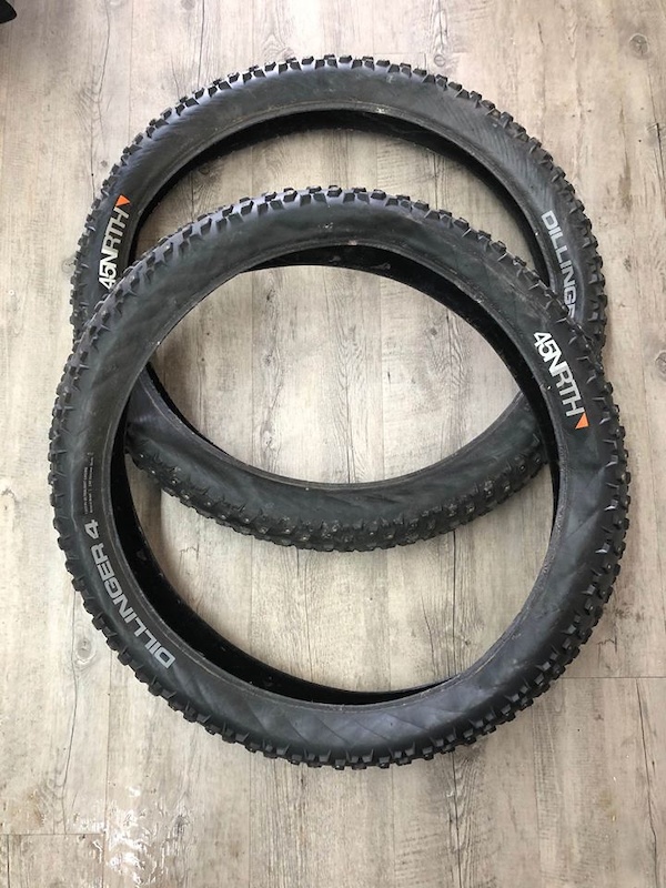 Dillinger 4 Fatbike studded tires 26x4.0 For Sale
