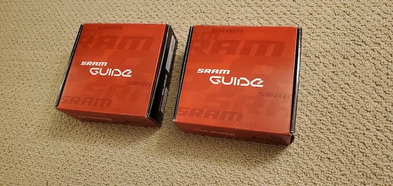 2019 New in the box SRAM Guide RS F/R 4-Piston Brake Set For Sale