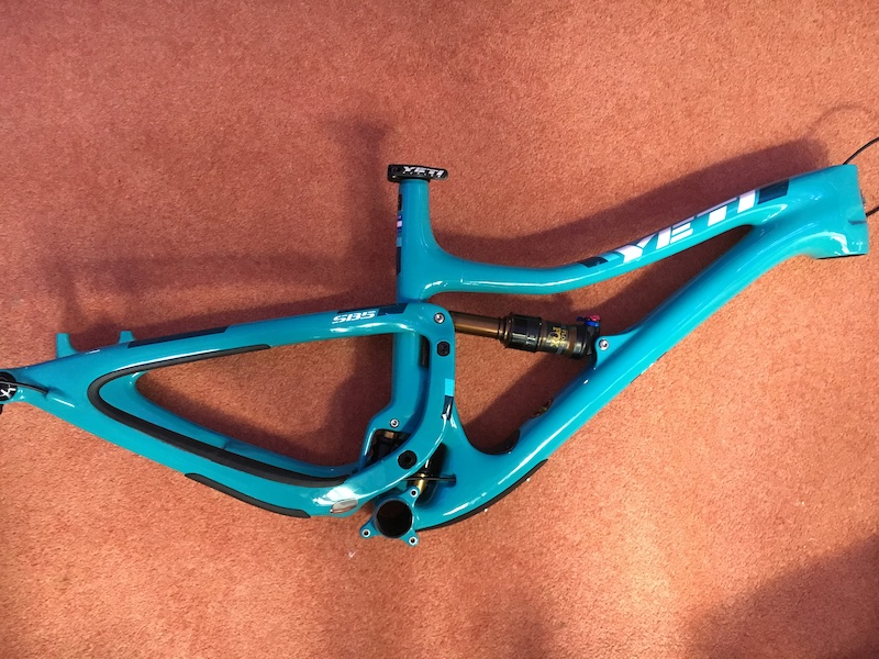 2017 Yeti SB5 Carbon Turq Mountain Bike Frame Size S For Sale