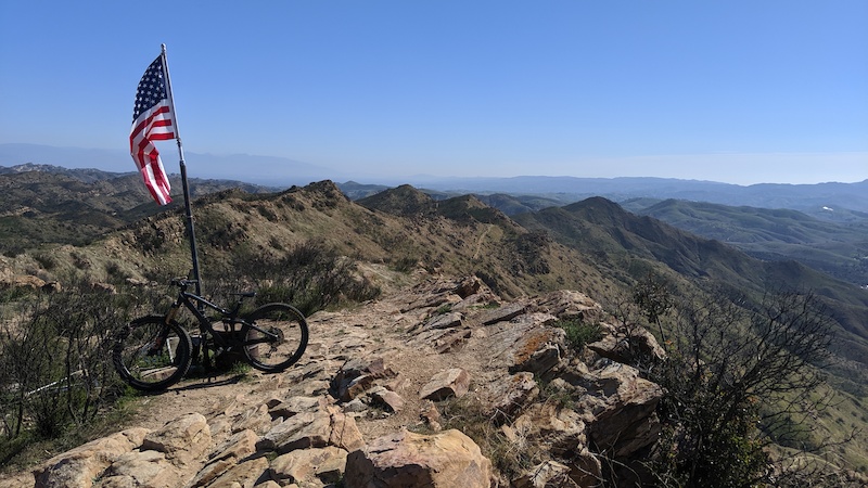 Simi Peak Mountain Biking Trail - Simi Valley, California