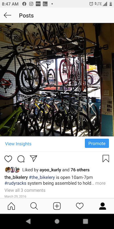 2018 Rudy Rack Retail Bicycle Rack For Sale