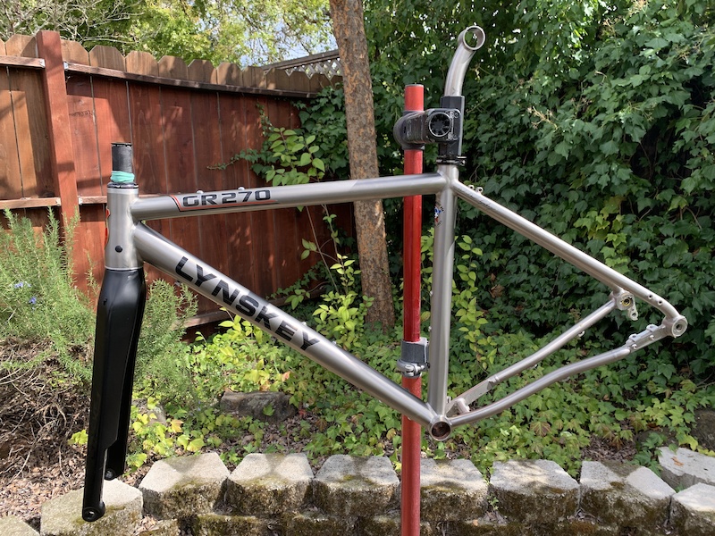 2019 Lynskey Ti GR270 Gravel Frame Fork Headset Seatpost SM For Sale
