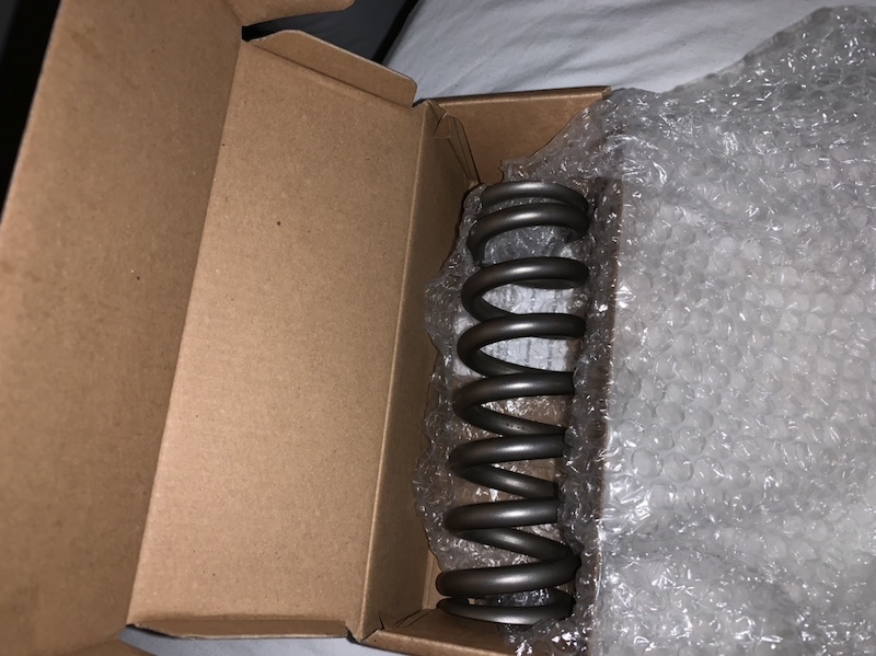 450lb 3.0 titanium rear shock spring For Sale