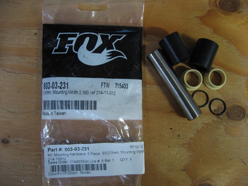 2020 Fox rear shock Stainless Steel Mounting Hardware Kit For Sale