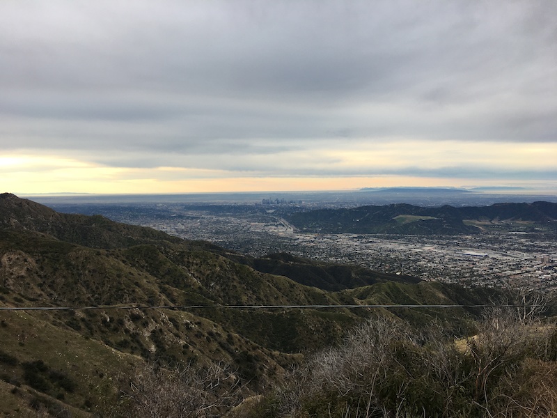 Verdugo Crest Mountain Biking Trail - Burbank, California