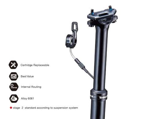 2019 Dropper seatpost Trans-X JD-YSP15 L For Sale