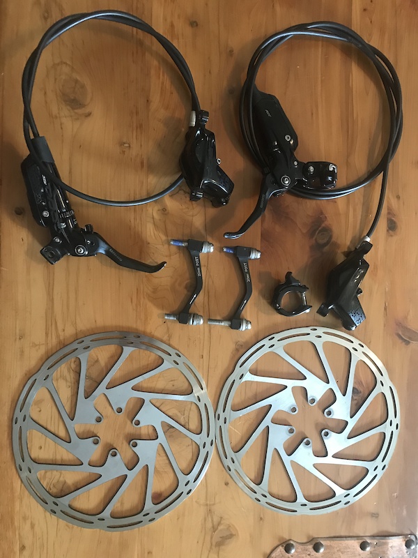 2019 SRAM Code RSC w/ 200 mm rotors and mounting brackets For Sale