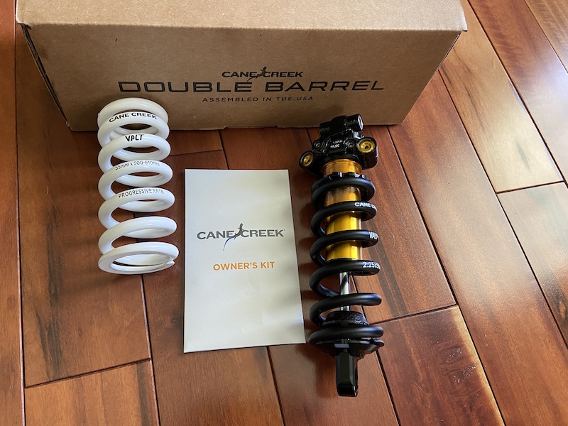 2020 Cane Creek Double Barrel Inline 210 x 55 w/2 Springs For Sale