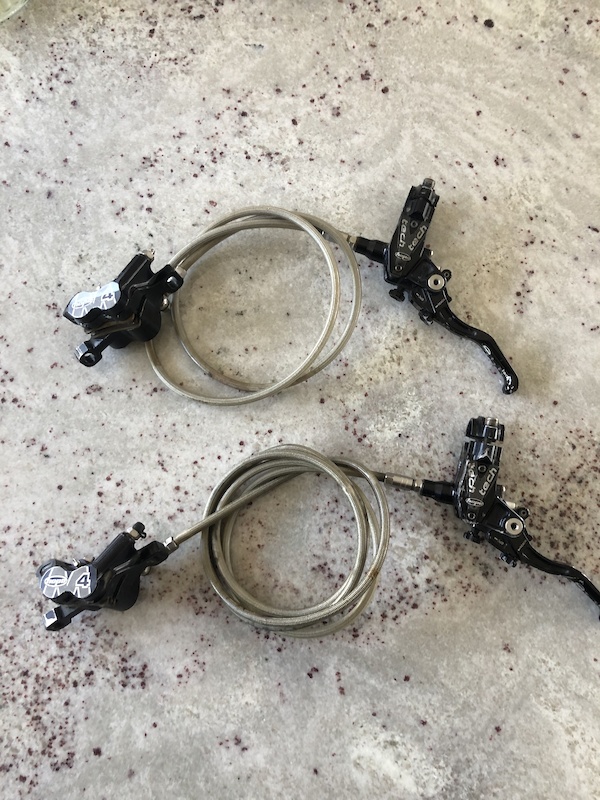 2013 Hope Tech Evo M4 Braided Hose Brake Set For Sale