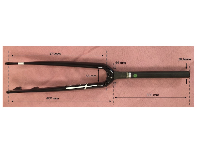 2020 Carbon Fork 700C w/ post mount disc brakes For Sale