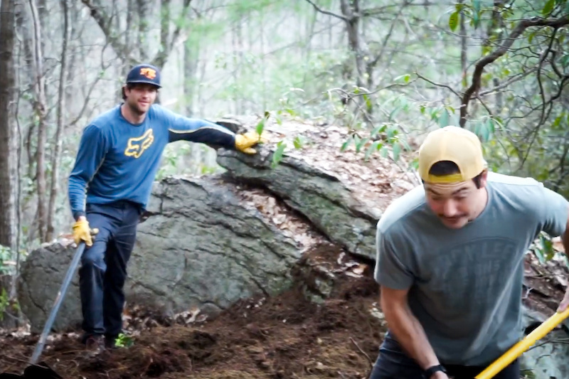 Video: The Mulally and Shaw Brothers Build a Loam Track - Pinkbike